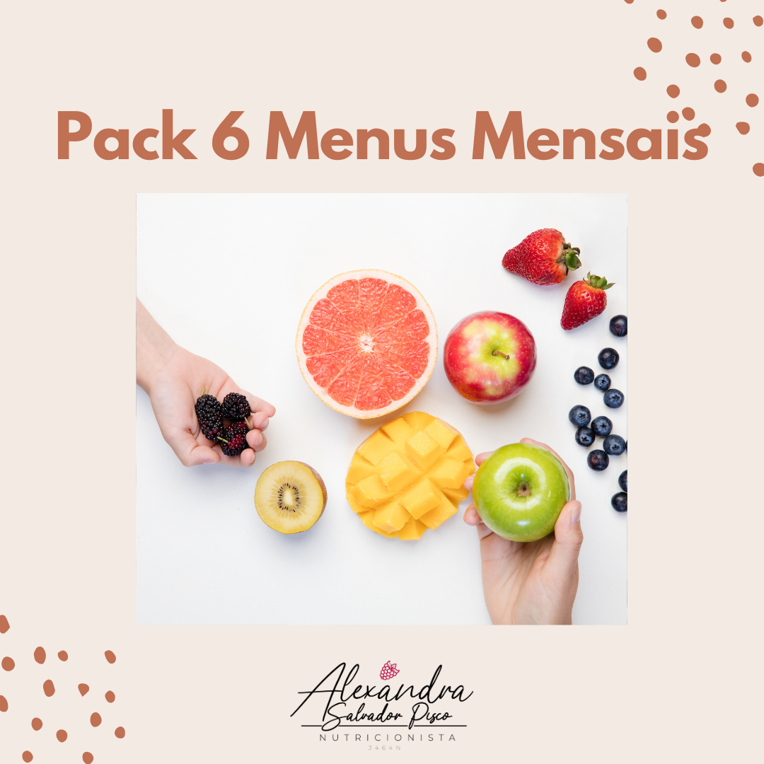 Pack 6 Menus – Alexandra Salvador Pisco