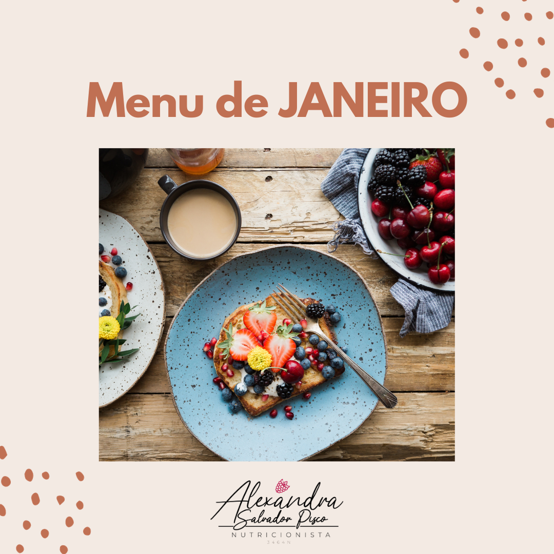 Menu JANEIRO – Alexandra Salvador Pisco
